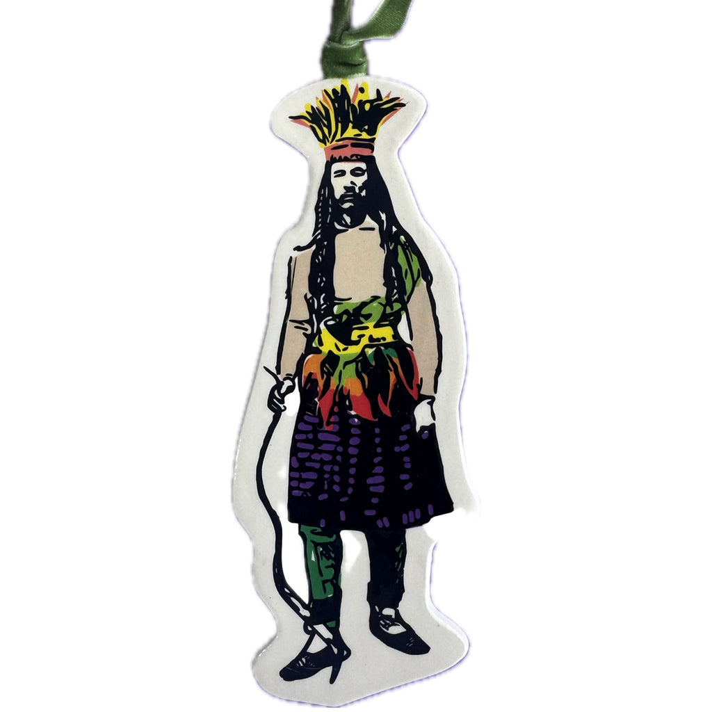Ceramic Joe Cain Ornament – Mobile Bay Shop